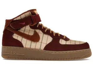 Nike Air Force 1 Mid Plaid Sneakers