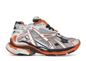 Balenciaga Runner Sneakers - White/black/orange