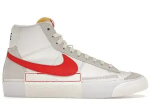 Nike Blazer Mid 77 Remastered Pro Club Sneakers - White/summit White/sail