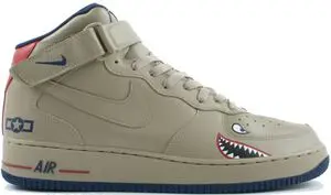 Nike Air Force 1 Mid Tuskegee Sneakers - Khaki/khakione-colormidnight Navy