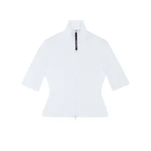 Gucci Shiny Lycra Zip-up Top