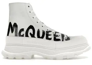 Alexander McQueen Tread Slick High-top Boots - Optic White