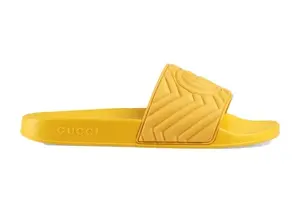 Gucci Matelassé Slide - Yellow
