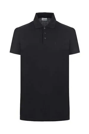 Saint Laurent Logo Polo Shirt