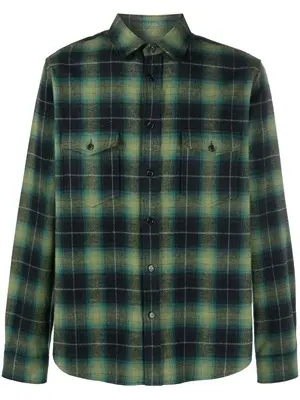 Men's Green Flannel Shirts