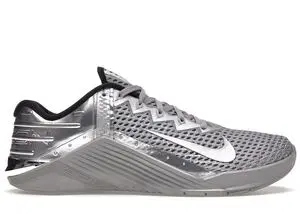 Nike Metcon 6 Premium Sneakers - Metallic Silver/black