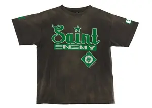 SAINT MXXXXXX Saint Enemy Tee Shirt - Black Green