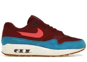 Nike Air Max 1 Sneakers - Team Red/green Abyss/white