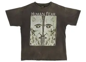 SAINT MXXXXXX Human Fear T-shirt - Vintage Black