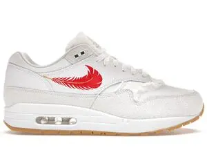 Nike Air Max 1 The Bayin Sneakers - White/university Red