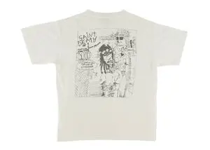 SAINT MXXXXXX Saint Death T-shirt - Vintage White