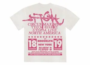 TRAVIS SCOTT Utopia Is In Brooklyn Tee Shirt - White