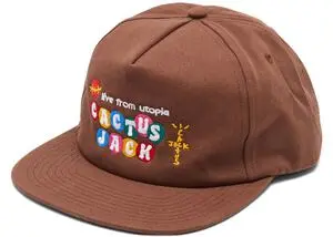 TRAVIS SCOTT X Mcdonald's Cj Live From Utopia Cap - Brown