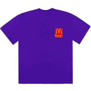 TRAVIS SCOTT X Mcdonald's Action Figure Series Ii T-shirt - Purple