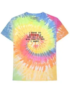 TRAVIS SCOTT Where Were You Tee Shirt - Tie Dye