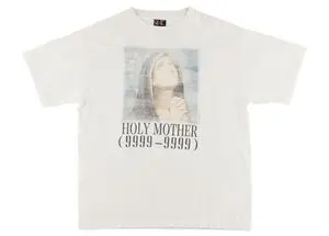 SAINT MXXXXXX Holy Mother T-shirt - Vintage White