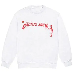 TRAVIS SCOTT X Mcdonald's Cactus Jack Spelling Ii Crewneck Sweatshirt - White