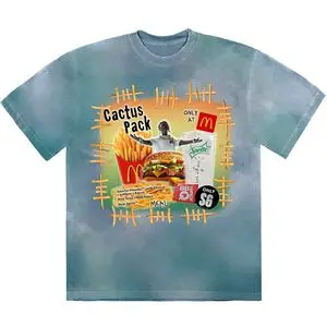 TRAVIS SCOTT X Mcdonald's Cactus Pack Vintage Bootleg T-shirt - Multicolor