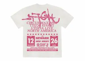 TRAVIS SCOTT Utopia Is In Newark Tee Shirt - White