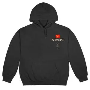 TRAVIS SCOTT X Mcdonald's Apple Pie Hoodie - Washed Black