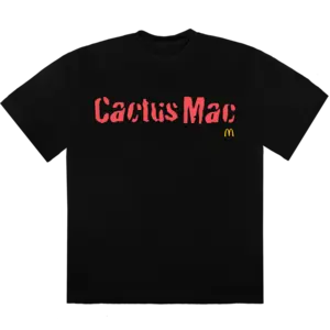 TRAVIS SCOTT X Mcdonald's Cactus Mac T-shirt - Black