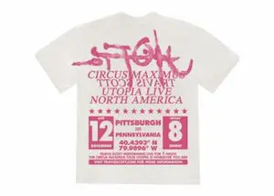 TRAVIS SCOTT Utopia Is In Pittsburgh Tee Shirt - White