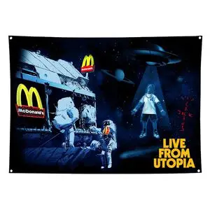 TRAVIS SCOTT X Mcdonald's Live From Utopia Flag - Multicolor