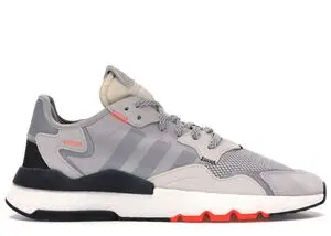 Adidas Nite Jogger Sneakers - Grey Two/solid Grey/solar Orange