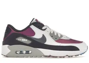 Nike Air Max 90 Golf Sneakers - White/purple Smoke/university Blue