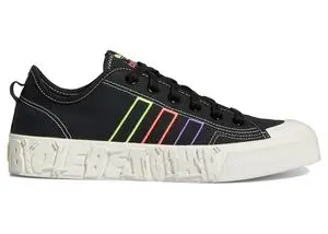 Adidas Nizza Lo Pride - Core Black/off White