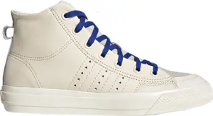 Adidas Nizza Hi Pharrell Sneakers - Ecru Tint/cream White/clear Brown