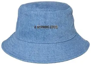 A BATHING APE Denim Bucket Hat - Light Indigo
