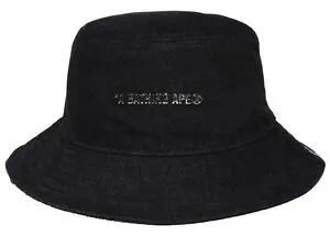 A BATHING APE Denim Bucket Hat - Black