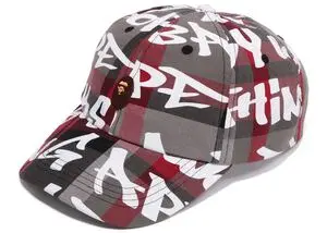 A BATHING APE Panel Cap - Black