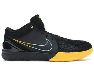 Nike Kobe 4 Protro Ftb Snake Sneakers - Black/aurora Green/university Gold