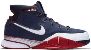 Nike Kobe 1 Protro Usa Sneakers - Midnight Navy Blue/white/varsity Red