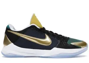 Nike Kobe 5 Protro Undefeated What If Sneakers - Black/metallic Gold/university Red