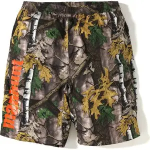 BAPE Forest Camo Track Shorts - Beige