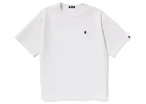 A BATHING APE Double Knit Logo Relaxed Fit Tee Shirt