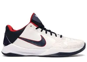 Nike Kobe 5 United We Rise Sneakers - White/obsidian/sport Red