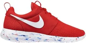 Nike Roshe Run Marble Pack Sneakers - Challenge Red/white/laser Crimson