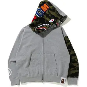 A BATHING APE Giant Shark Full Zip Hoodie