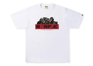 A BATHING APE General #2 Tee Shirt - White