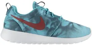 Nike Roshe Run Print Sneakers - Hyper Jade/cedarone-colorspace Blueone-colorhyper Crimson