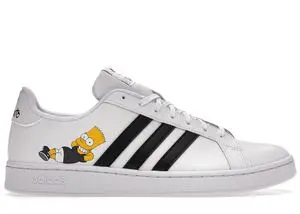 Adidas Grand Court The Simpsons Bart Sneakers - Cloud White/core Black