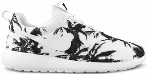 Nike Roshe Run Palm Tree Sneakers - Black/white