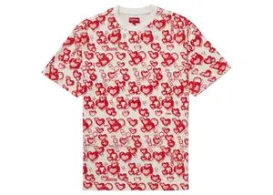 Supreme Hearts Short Sleeve Top - White