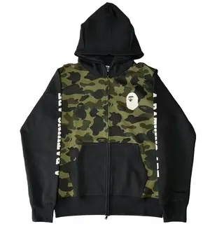 A BATHING APE Happy New Year 1st Camo Hoodie