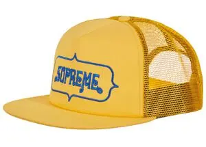 Supreme Highest Mesh Back 5-panel Cap - Yellow