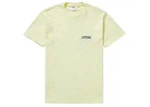 Supreme Heroines Tee Shirt Pale Yellow